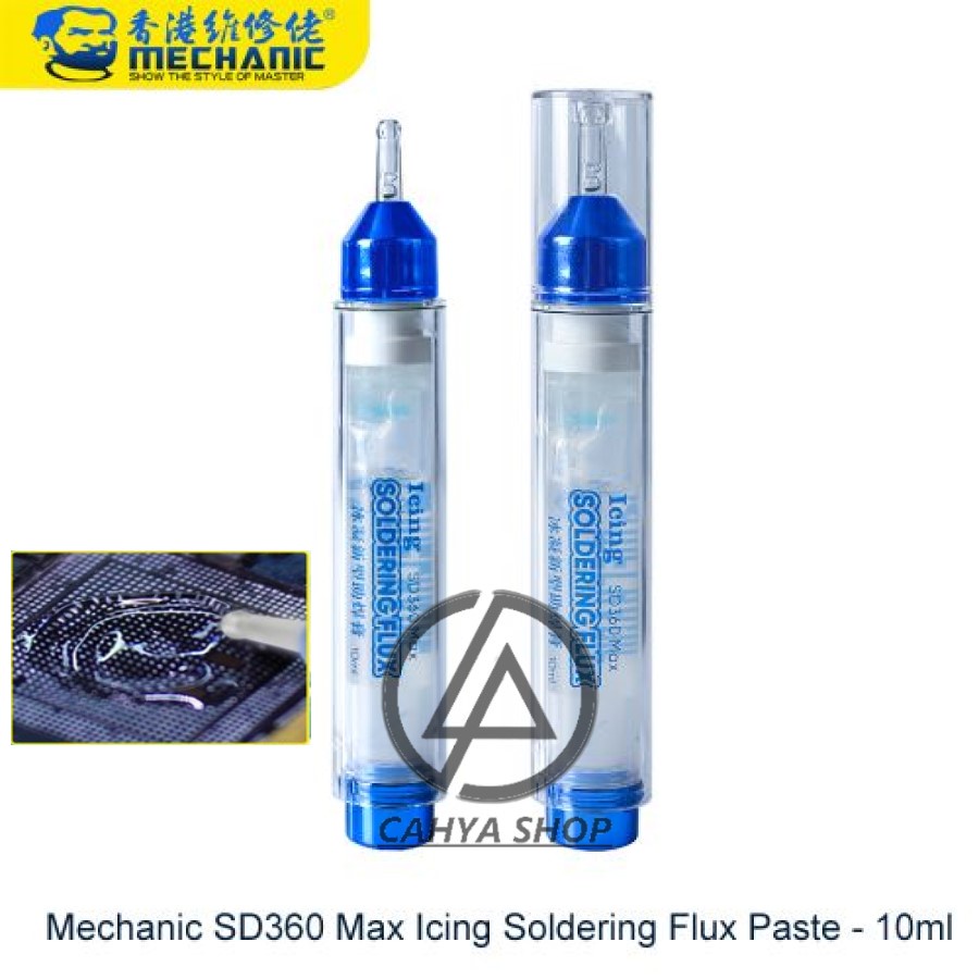 Jual FLUX PASTE SOLDER MECHANIC SD360 MAX 10CC ORIGINAL | Shopee Indonesia