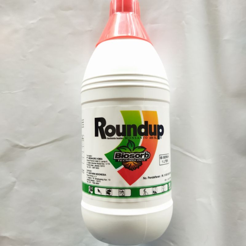 Jual Herbisida ROUNDUP 486SL 1liter, round up, racun rumput mati sampai ...