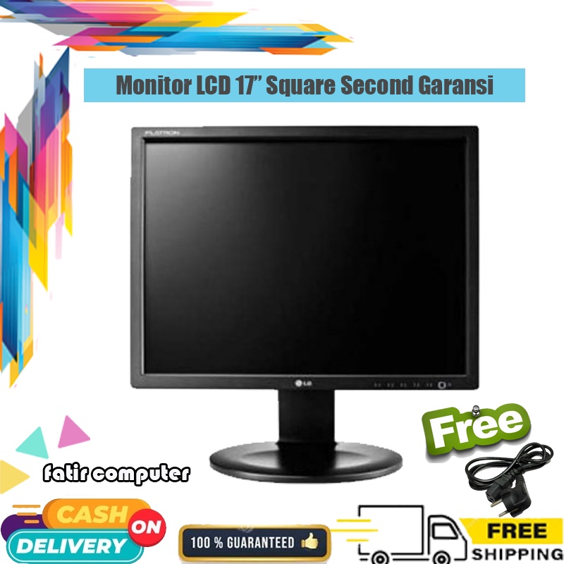 Jual LED LCD Monitor PC Komputer Dekstop CCTV 17 Inch Kotak Merek ...