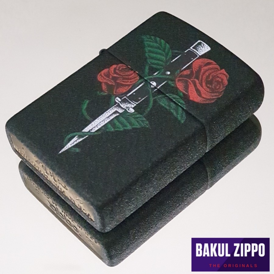 Jual 49778 ORIGINAL ZIPPO ROSE DAGGER TATTOO | Shopee Indonesia
