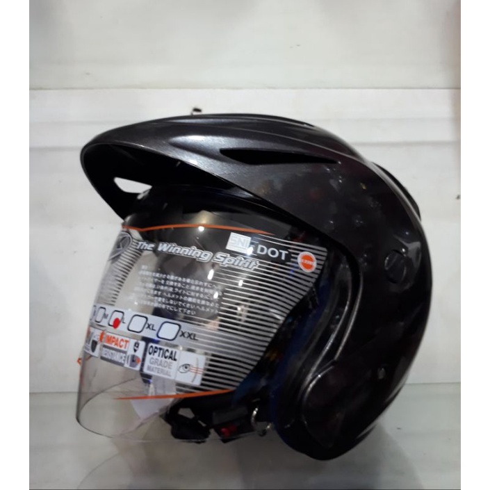 Jual HELM INK CX22 SOLID-INK TOPI | HALF FACE-CARGLOSS CX RED | Shopee ...