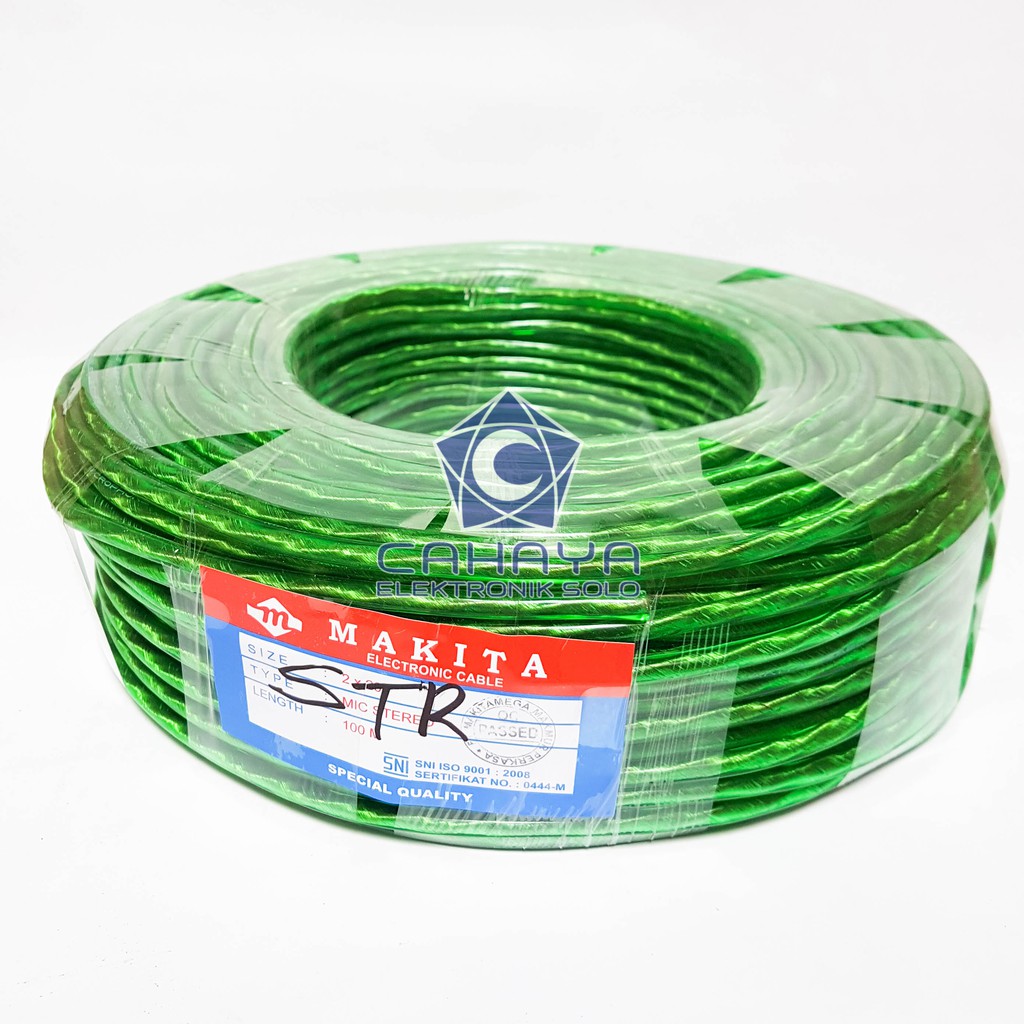 Jual Kabel Mic Stereo Makita 100 Meter 2x20 100m Warna Audio | Shopee ...