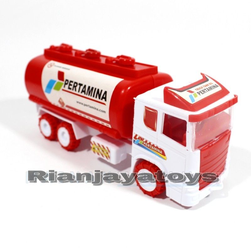 Jual Mainan Anak Truk Mobil Tangki / Truck Pertamina /Mainan Mobil ...