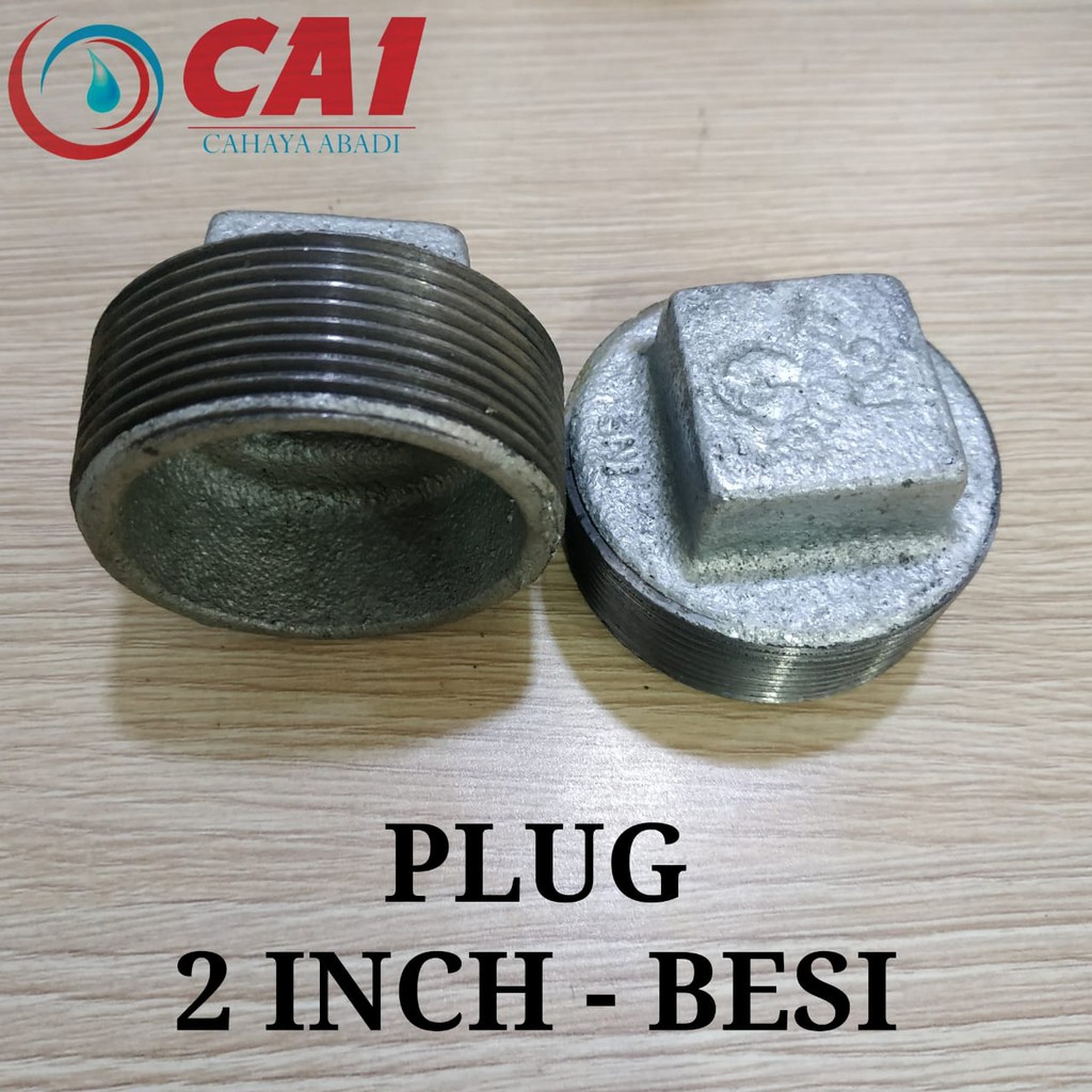 Jual TUTUP SAMBUNGAN PIPA - PLUG - 2 INCH - BESI | Shopee Indonesia