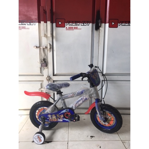 Jual Sepeda Anak bmx Family Paw Patrol 12 - Sepeda Anak Bmx cowo laki ...