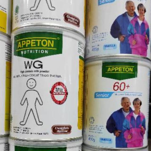 Jual APPETON Nutrition WG / APPETON 60+ | Shopee Indonesia