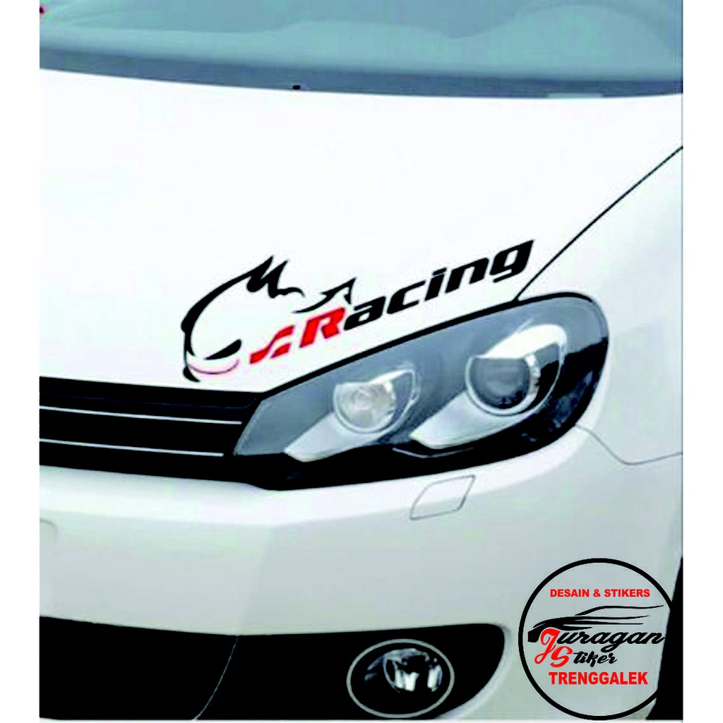 Jual Stiker Cutting Mobil Kap Lampu Racing 2 warna | Shopee Indonesia