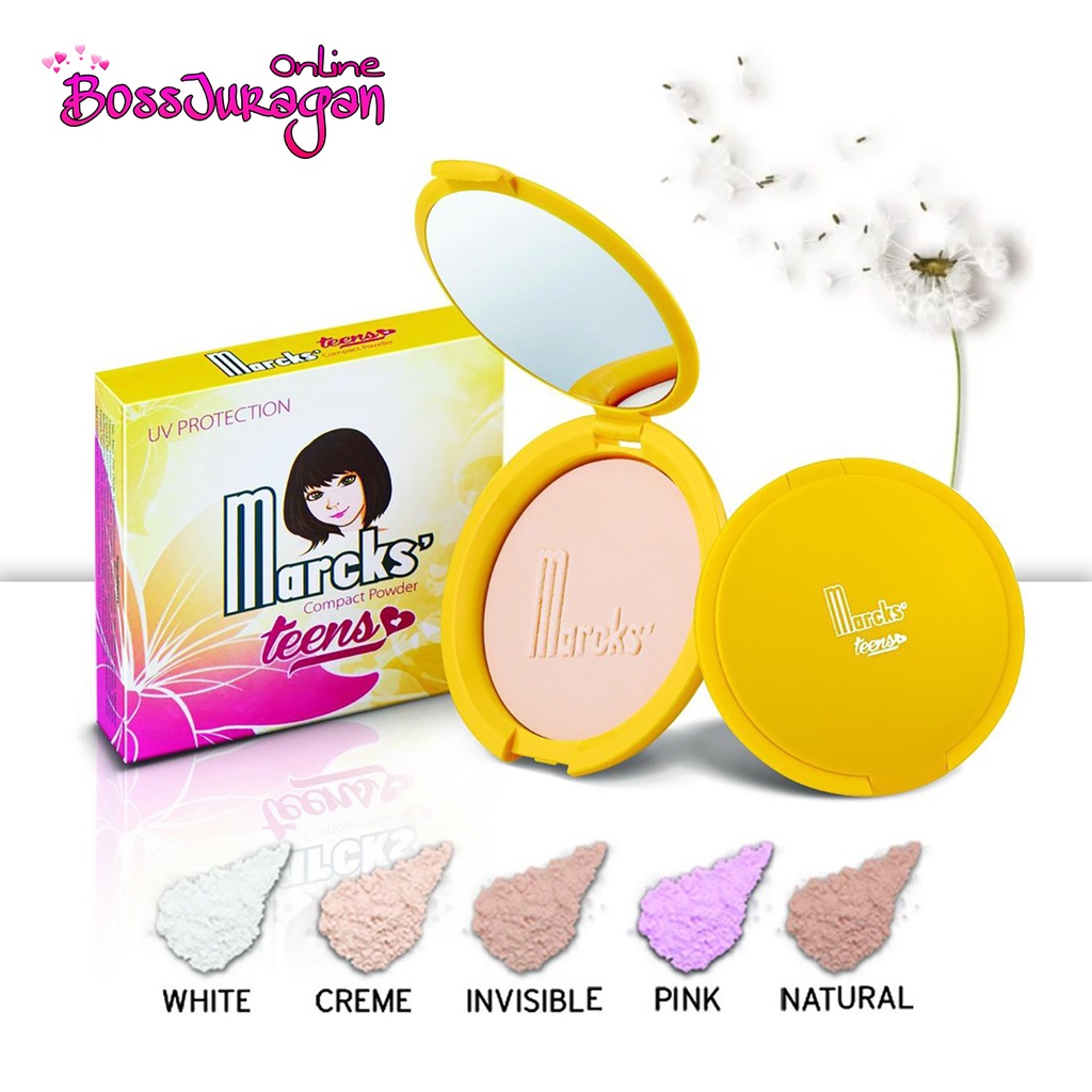 Jual (BOSS) COMPACT MARCKS / Bedak Marcks Teens compact powder - Bedak ...