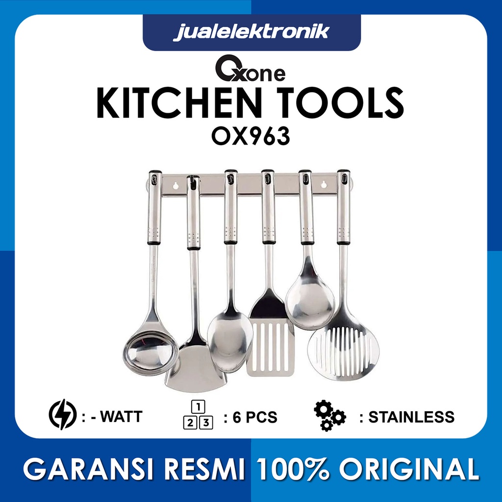 Jual Oxone Kitchen Tool OX963 Set Alat Dapur Sutil Sodek Spatula ...