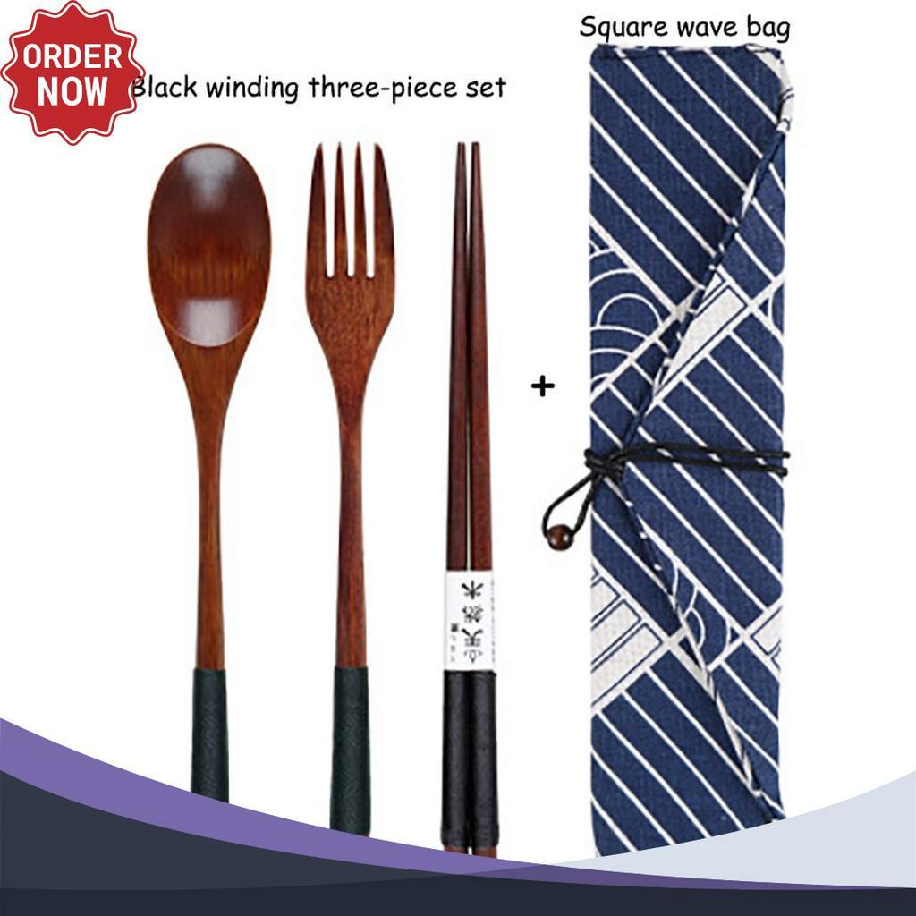 Jual PAKET MEWAH Set Sendok Kayu Korea Jepang Set alat makan kayu Korea ...