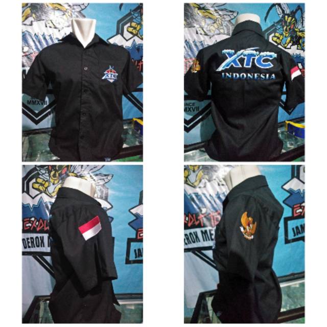 Jual KEMEJA HITAM ORMAS XTC INDONESIA (ORIGINAL) | Shopee Indonesia