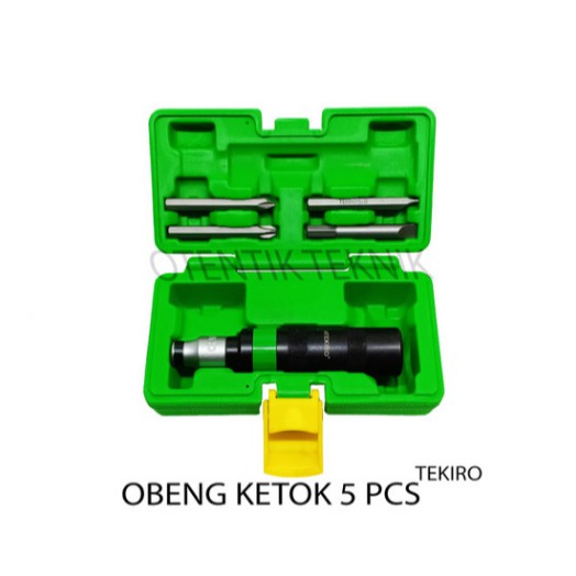 Jual TEKIRO IMPACT DRIVER 5PCS SET - OBENG KETOK SET 5 PCS - GETOK ...