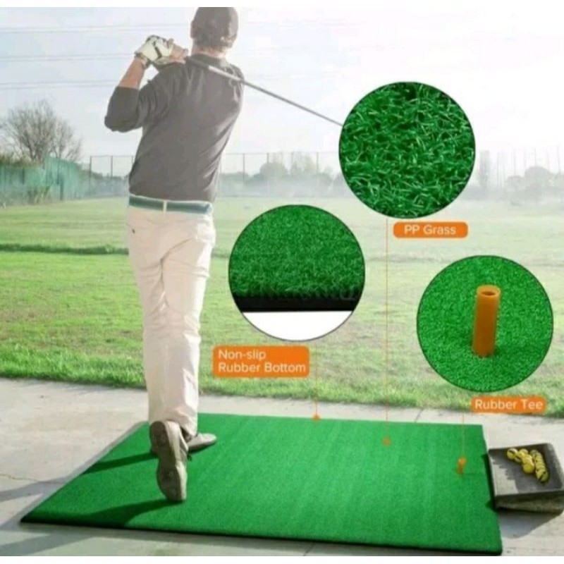 Jual Karpet Driving Golf Mat Ukuran 120 Cm x 120 Cm Premium Tebal 30Mm ...