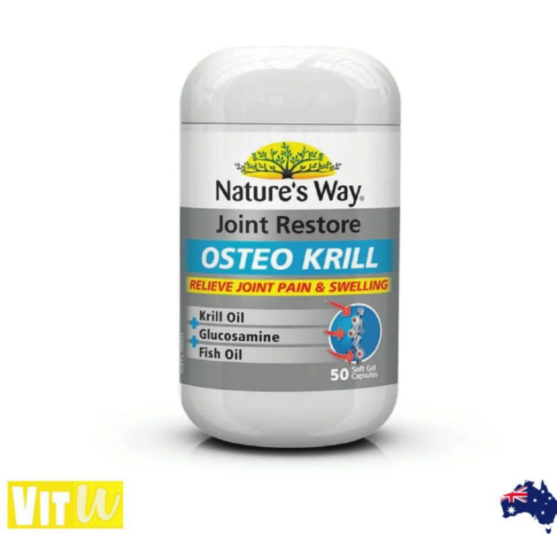 Jual READY!! Nature's Way Joint Restore Osteo Krill 50 caps - Natures ...