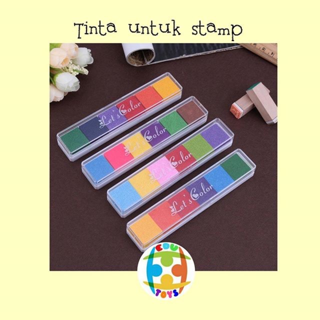 Jual Tinta untuk stamp / finger paint ink stamp | Shopee Indonesia