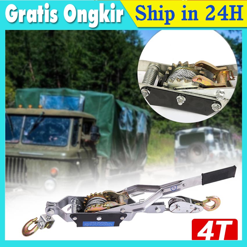 Jual Hand Puller Rachet Tracker Hand Takel 4 TON /Katrol Sling/Hand ...