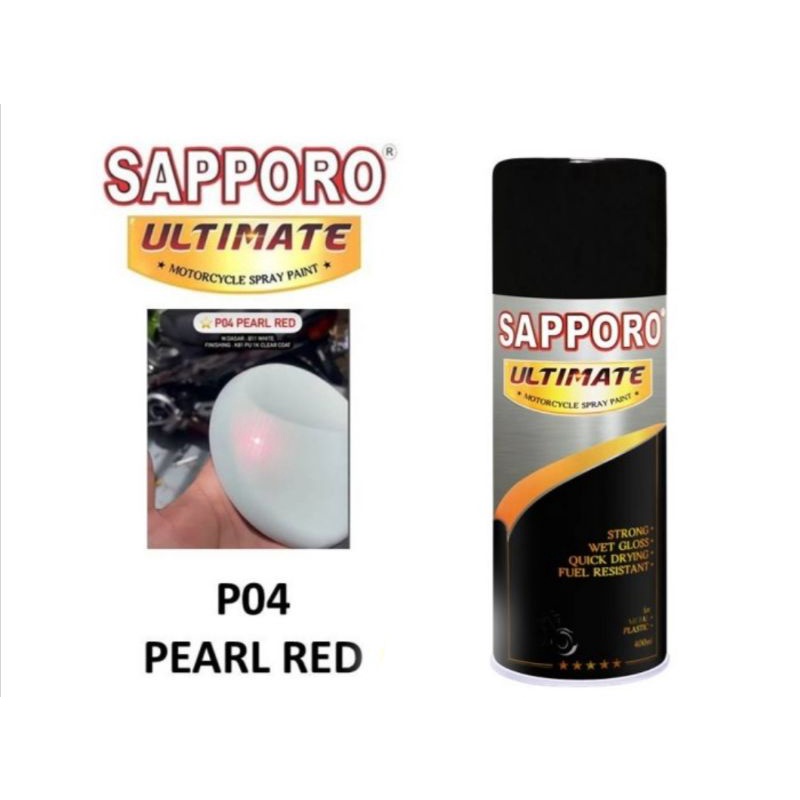 Jual SAPPORO ULTIMATE P04 PEARL RED CAT SEMPROT AEROSOL SPRAY PAINT ...