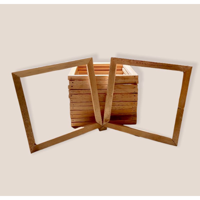 Jual spanram frame kanvas lukis 20x20cm kayu albasia merah putih rapih ...