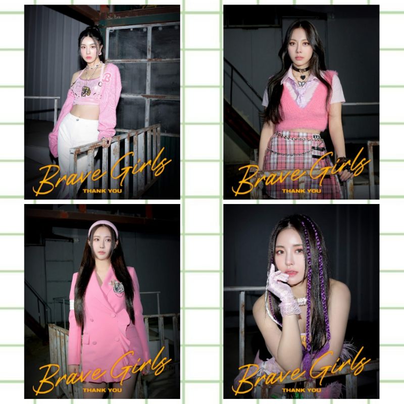 Jual POSTER KPOP - Brave Girls : The 6th Mini Album [THANK YOU ...