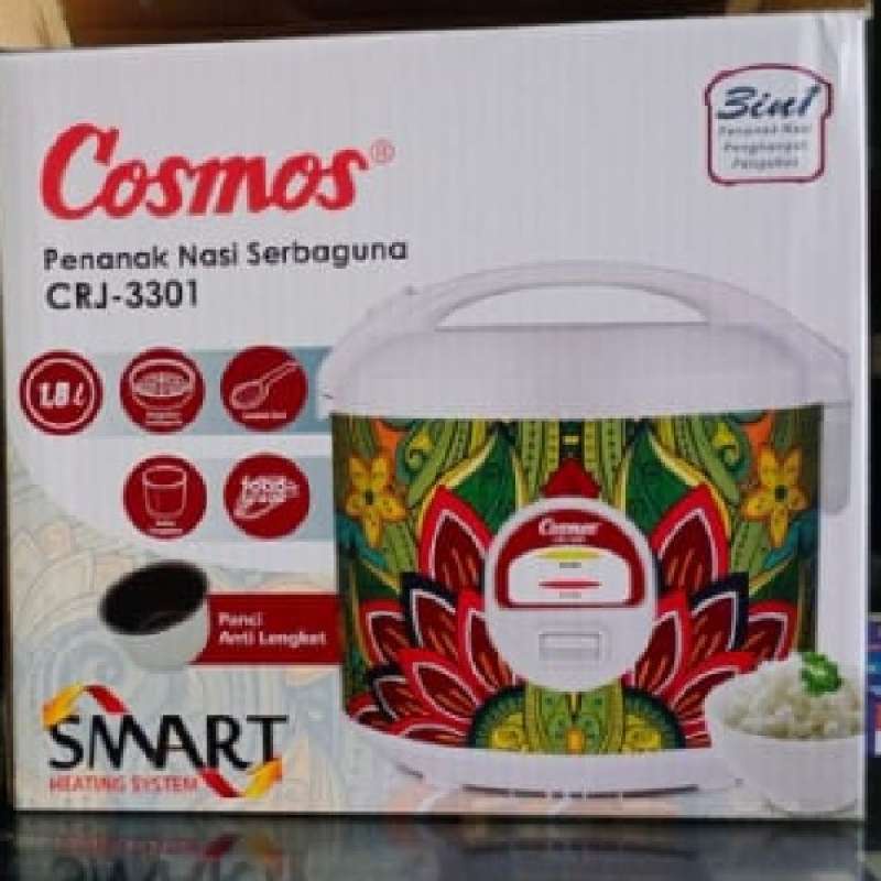Jual Cosmos Rice Cooker Magic Com CRJ 3301 cosmos Jar Warmer Cooker ...