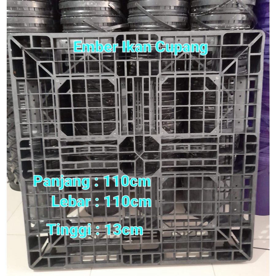 Jual Palet Plastik Alas Tatakan Kandang/Pallet Footrest Foot Rest wadah tatakan kandang | Shopee ...