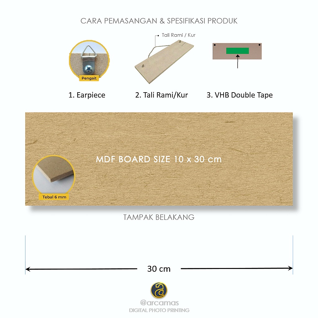 Jual CETAK FOTO UKURAN 8R MEDIA PAPAN MDF 20X25 CM I | Shopee Indonesia