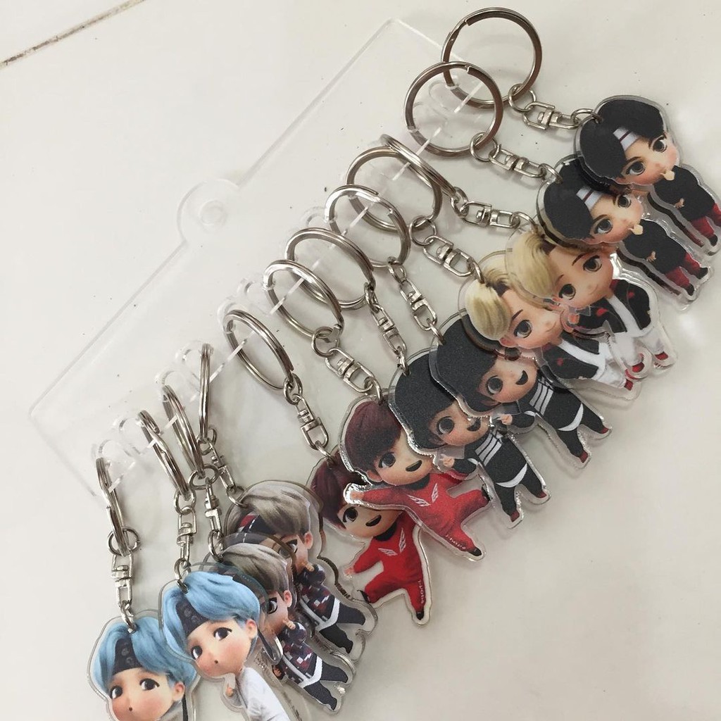 Jual Ganci Akrilik/ Keychain/ TinyTan BTS | Shopee Indonesia