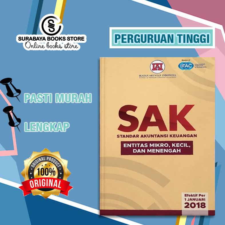 Jual STANDAR AKUNTANSI KEUANGAN ENTITAS MIKRO, KECIL, DAN MENENGAH (SAK EMKM) / ENTITAS TANPA ...