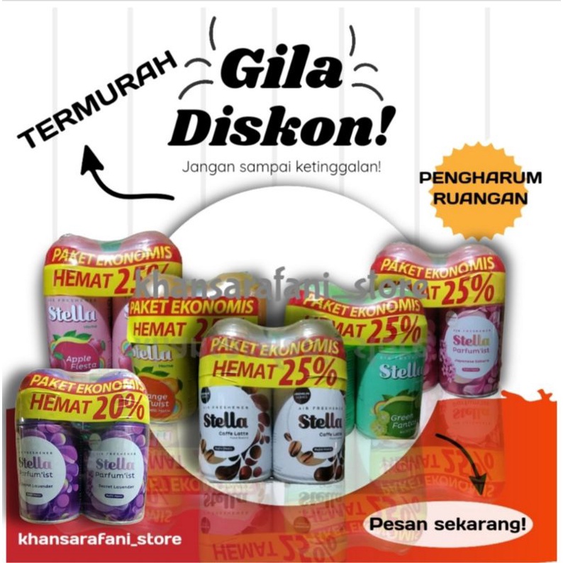 Jual Stella matic reffil paket ekonomis (2 x 160ml) | Shopee Indonesia