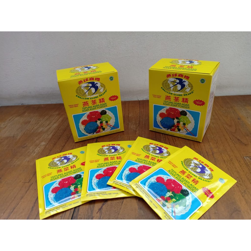 Jual Agar-agar Swallow Globe PER BOX | Shopee Indonesia