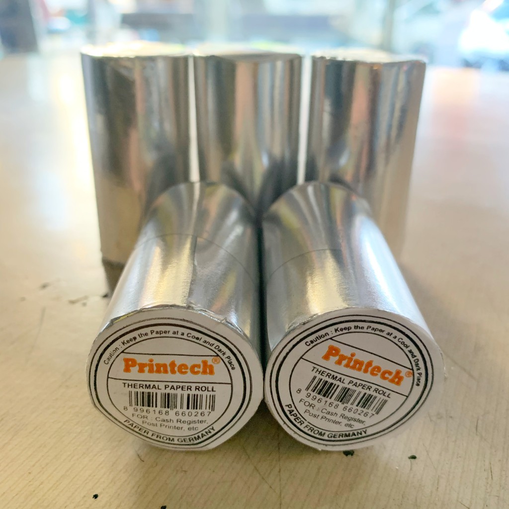 Jual Kertas Thermal Struk Kasir Printech 57x30 / 57 x 30 mm | Shopee ...