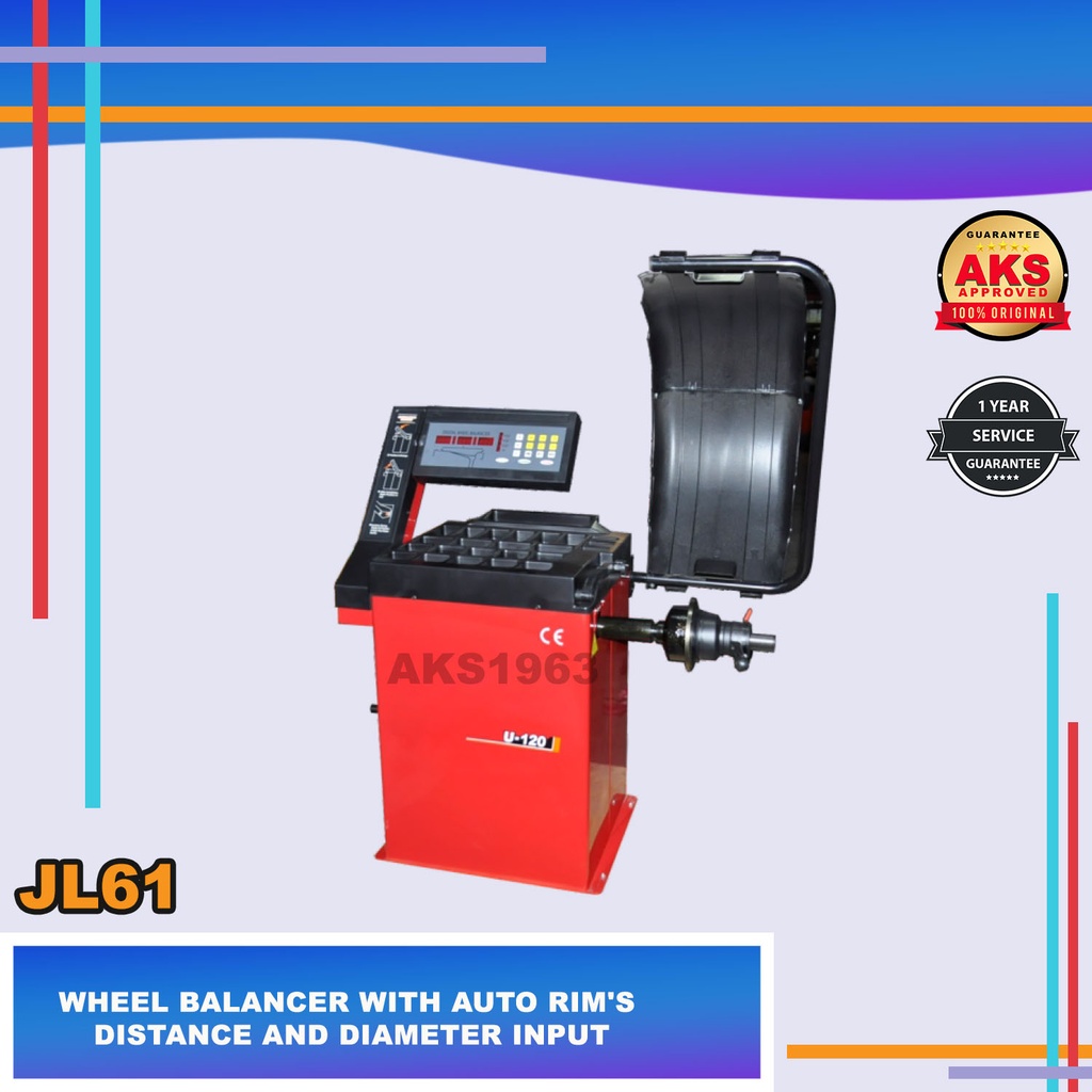 Jual Mesin Bengkel Balancing Ban Mobil Otomatis Wheel balancerRim 24 ...