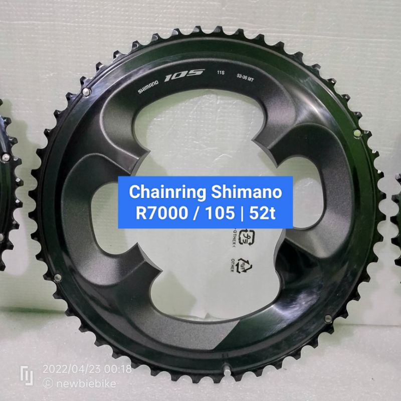 Jual Chainring Gir shimano 105 R7000 11 speed rasio 50t 52t 53t 39t 36t 34t bcd 110 via Japan ...