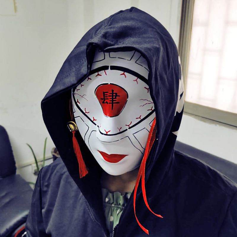 Jual Topeng Anime Demon Slayer Nakime Cosplay Mask Kimetsu No Yaiba ...