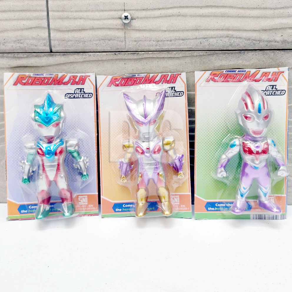 Jual TGA Cosmic Hero Roboman Mini Action Figure Superhero Ultraman ...