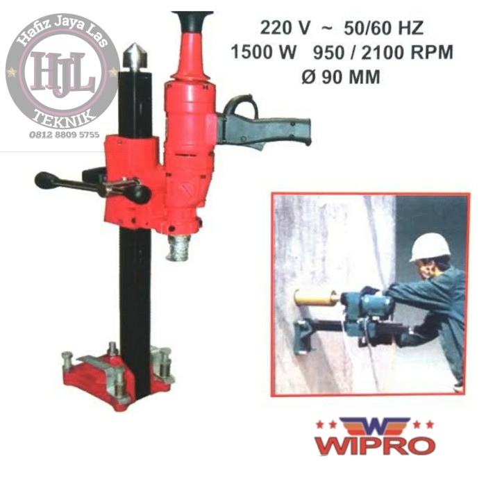 Jual Mesin Coring Diamond Core Drill Wipro - 90mm - Mesin core Drill ...
