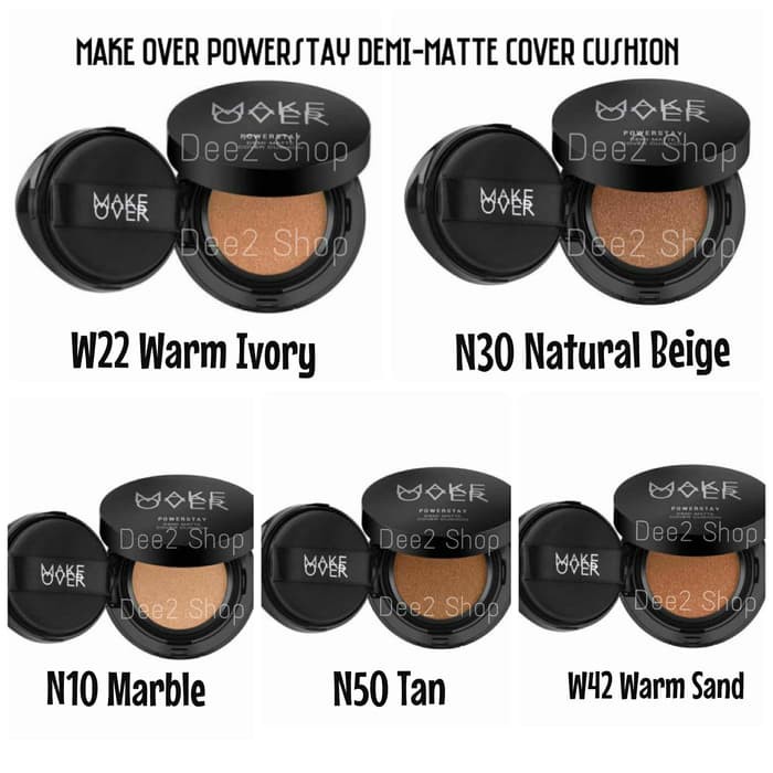 Jual Make Over Powerstay Demi Matte Cover Cushion Oily Makeover Cushion ...