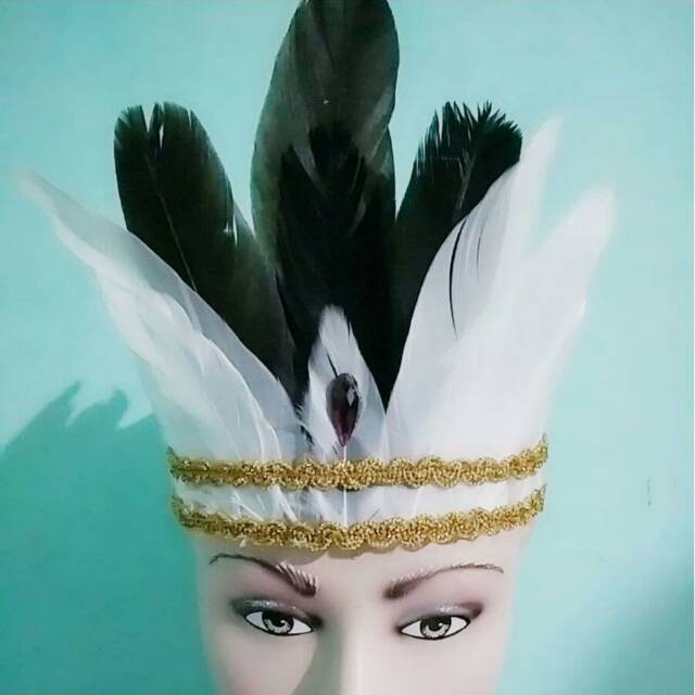 Jual Asesoris kepala bulu adat nusantara. | Shopee Indonesia