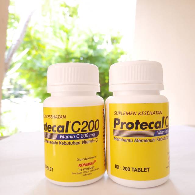 Jual Protecal C200 isi 200 Tablet (vitamin C / suplemen kesehatan ...