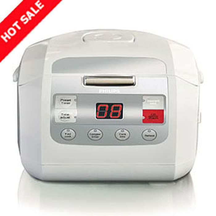 Jual Philips HD3030/30 Fuzzy Logic Rice Cooker - Putih | Shopee Indonesia