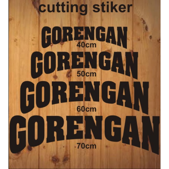 Jual Stiker Cutting Sticker Variasi Gorengan Shopee Indonesia