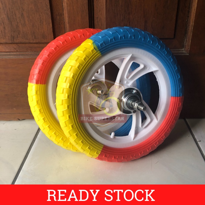 Jual Ban Sepeda Anak Roda Mati EVA Ukuran 12 1/2* 2 1/4 | Shopee Indonesia