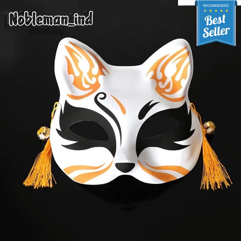 Jual Topeng JEPANG Kitsune Premium Topeng Cosplay Ninja Japanese Topeng ...