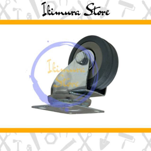 Jual Roda hidup 3 inch caster trolley / roda troli ukuran 3" | Shopee ...