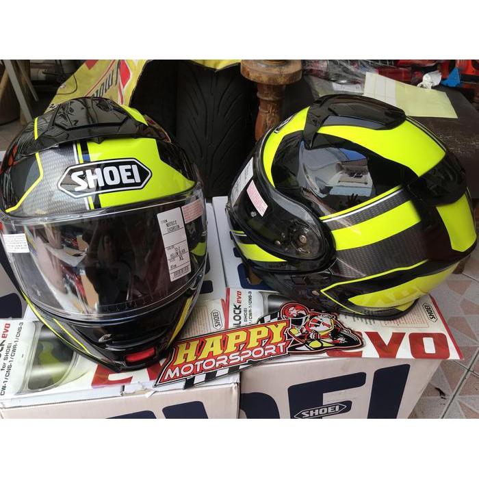 Jual HELM MODULAR DUAL VISOR SHOEI NEOTEC2 YELLOW TC3 ORI JAPAN DOT XL ...
