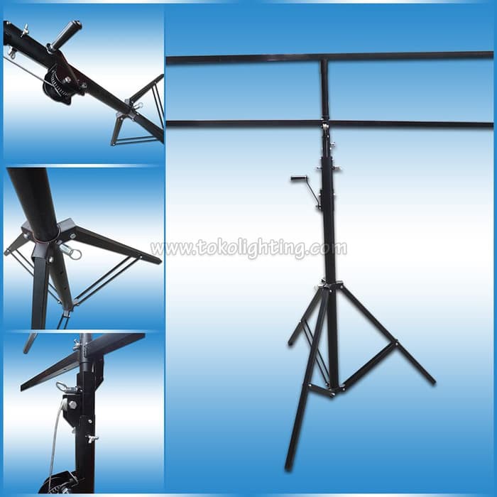 Jual Tripod Stand Lampu Par Led dilengkapi dengan katrol | Shopee Indonesia