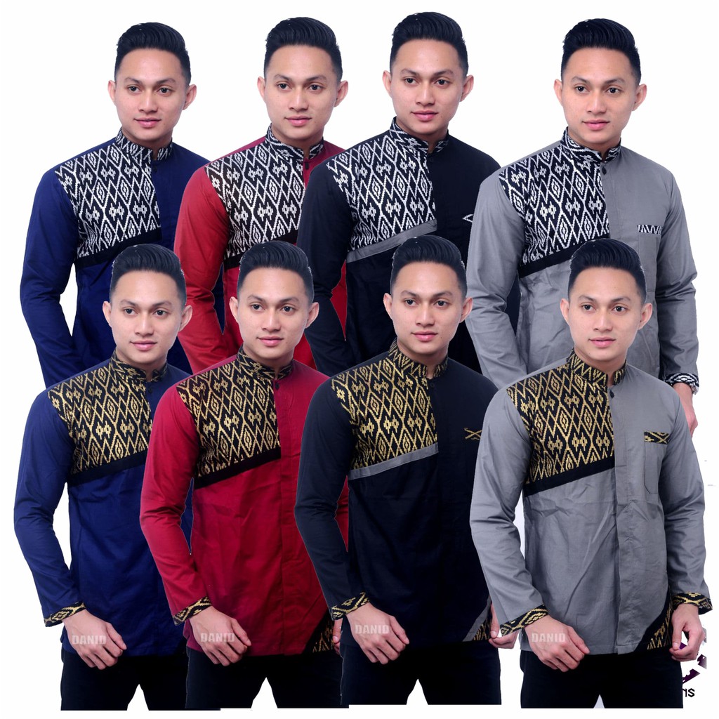 Jual BAJU KOKO TERKINI MOTIF BIMA SAKTI | Shopee Indonesia