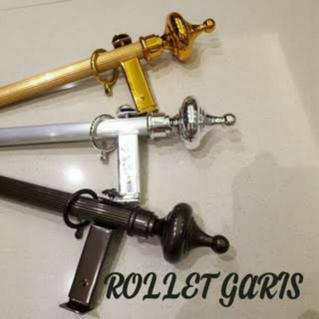 Jual REL / RELL / RAIL / BATANG GORDEN ROLLET SALUR ukuran 50 sampai ...