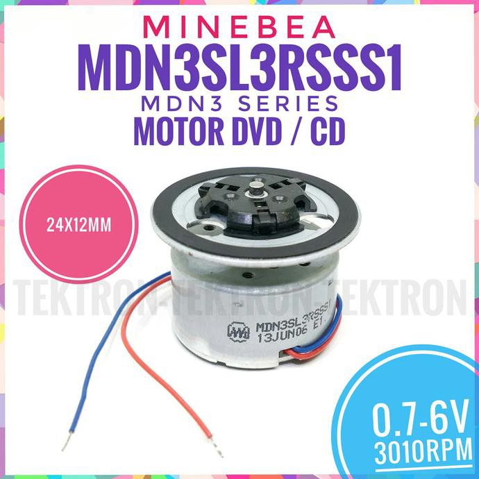 Jual Minebea MDN3 series Motor DVD CD 0.7-6V 3010rpm high quality ...