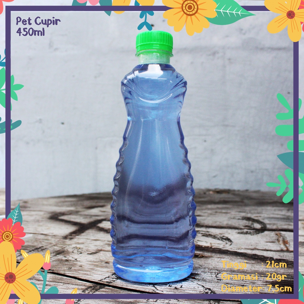 Jual BOTOL PLASTIK PET CUPIR 450ML TUTUP ULIR CUCI PIRING PET SABUN ...